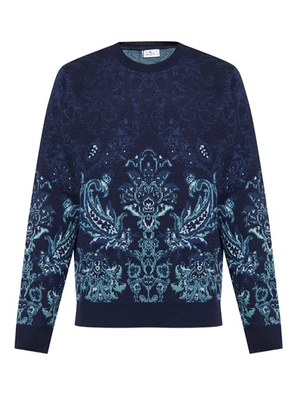 Etro Jacquard sweater available on Lorenzetti Boutique – 22567 - US