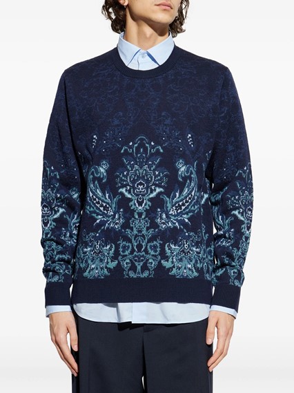 Etro Jacquard sweater available on Lorenzetti Boutique – 22567 - US